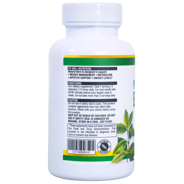 Natural Burn 90caps – Fitness Connection ltd