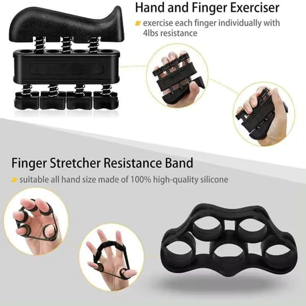 Adjustable Resistance Hand Grip Strengthener Exercise Kit – Fitness ...