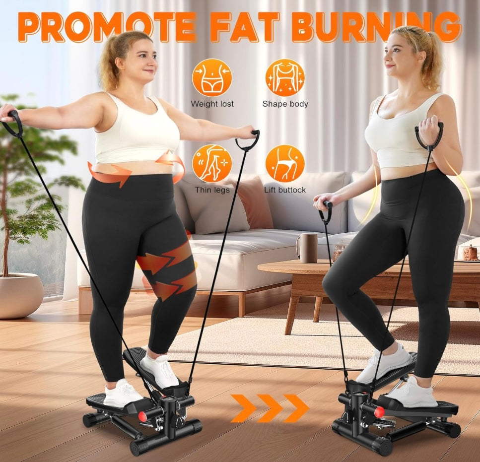 Mini Stepper with Resistance Bands - 330lb weight capacity – Fitness ...