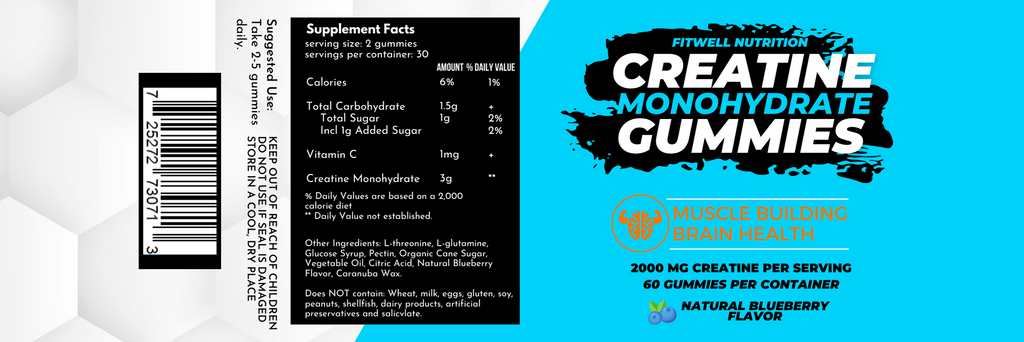 FitWell Creatine Gummies – Fitness Connection ltd