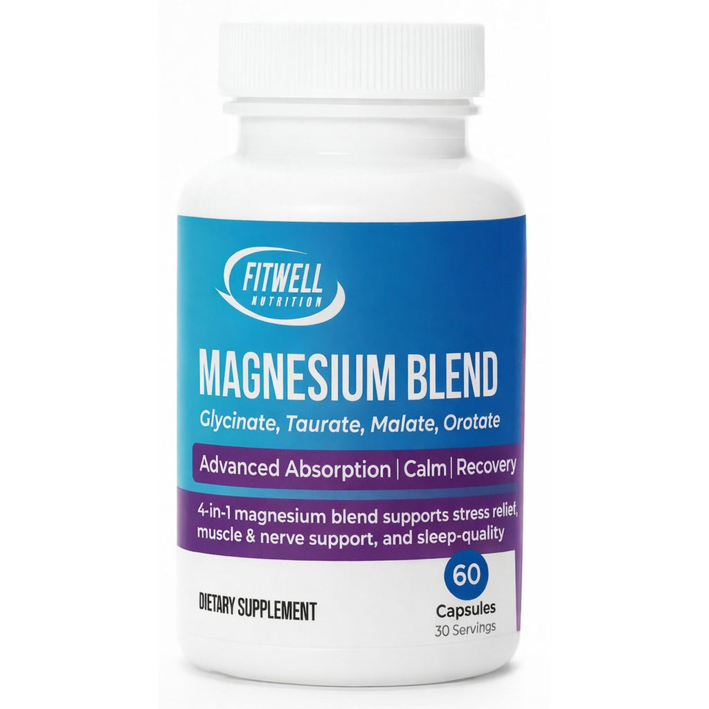 Fit Well Magnesium Blend 60caps 200mg – Fitness Connection ltd
